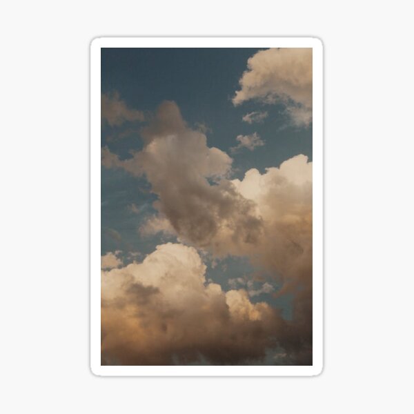 "Cloudy sky." Sticker by xrbc | Redbubble