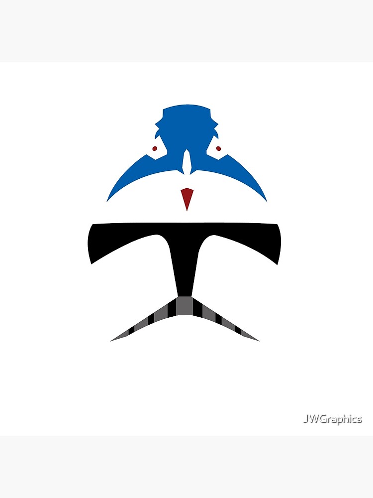 "ARC Trooper Fives Helmet Art" Art Board Print for Sale by JWGraphics ...