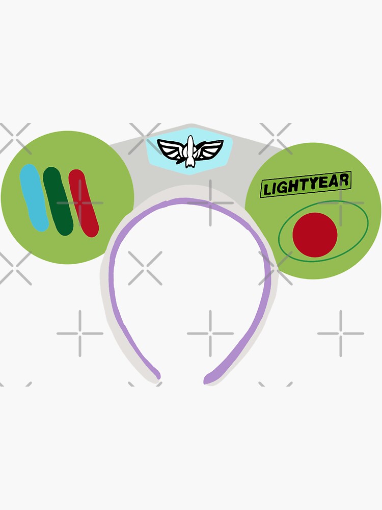 "Buzz Mickey ears" Sticker by Ashley0615 | Redbubble