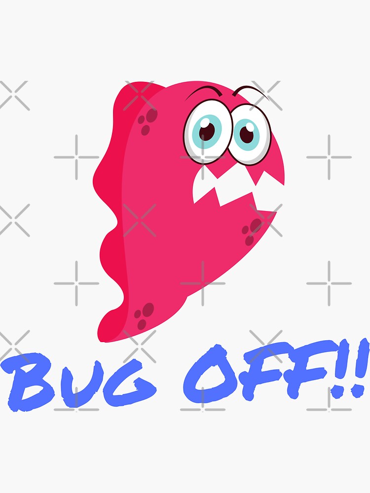 "BUG OFF!! FUNNY Medical Laboratory Scientist Tech Micro" Sticker for ...