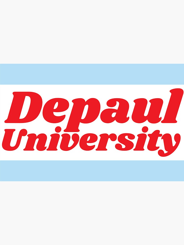 "DePaul University Chicago Flag" Sticker for Sale by hanhorton | Redbubble