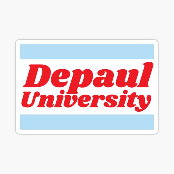 "DePaul University Chicago Flag" Sticker for Sale by hanhorton | Redbubble