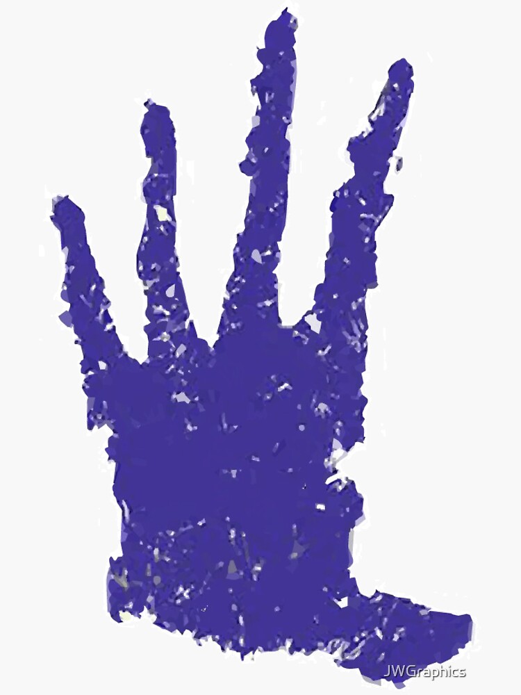 "Echo Handprint " Sticker for Sale by JWGraphics | Redbubble