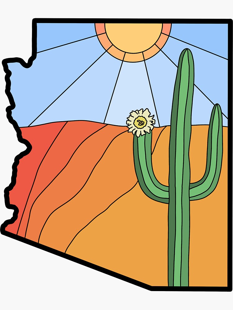 "Arizona State Symbol" Sticker for Sale by lornebean | Redbubble