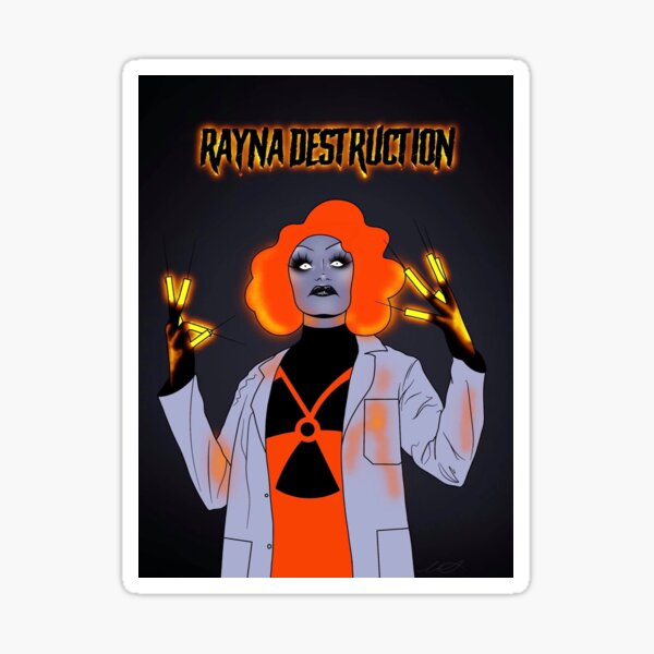"Rayna Destruction Poster " Sticker for Sale by raynadestruct | Redbubble