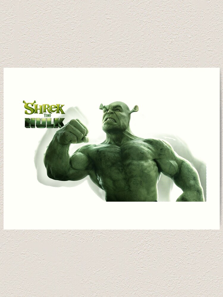 "Shrek the Hulk" Art Print for Sale by Radu-Gabriel | Redbubble