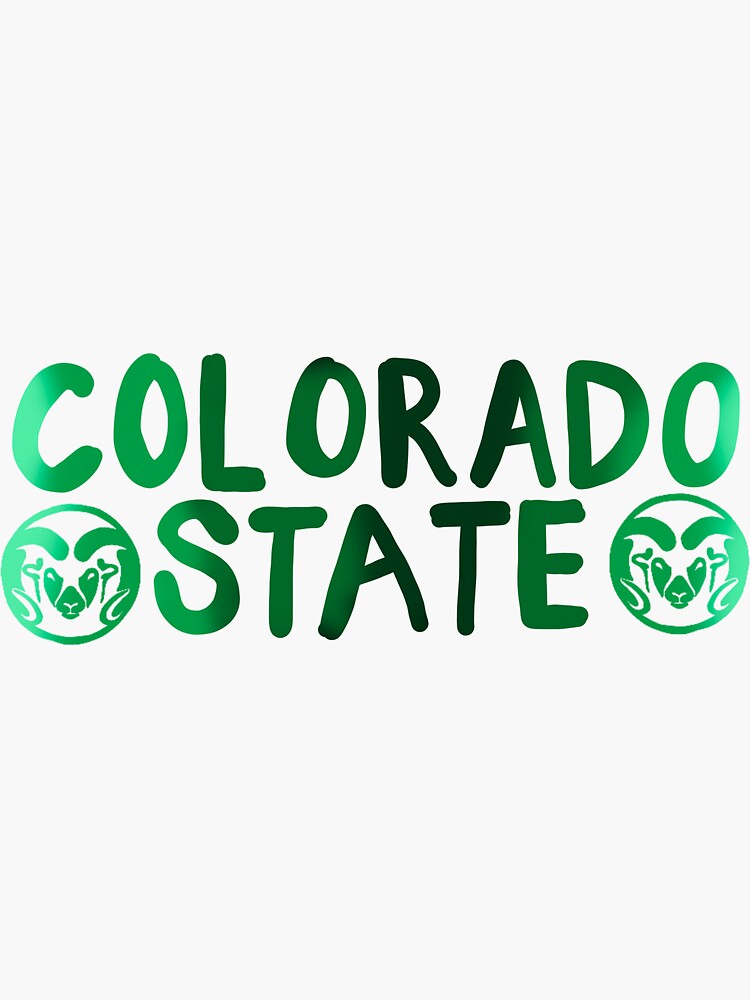 "CSU!!!!" Sticker by SmartStickers | Redbubble