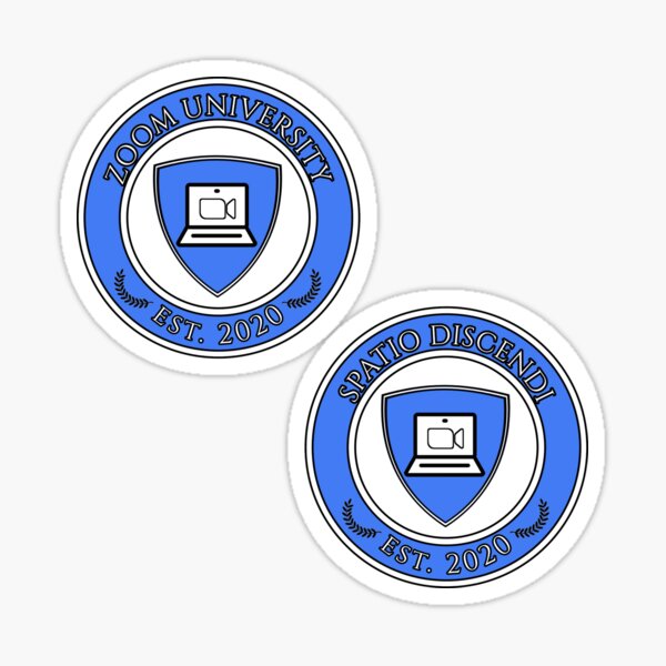 "Zoom University Sticker Pack" Sticker by amenegrete | Redbubble