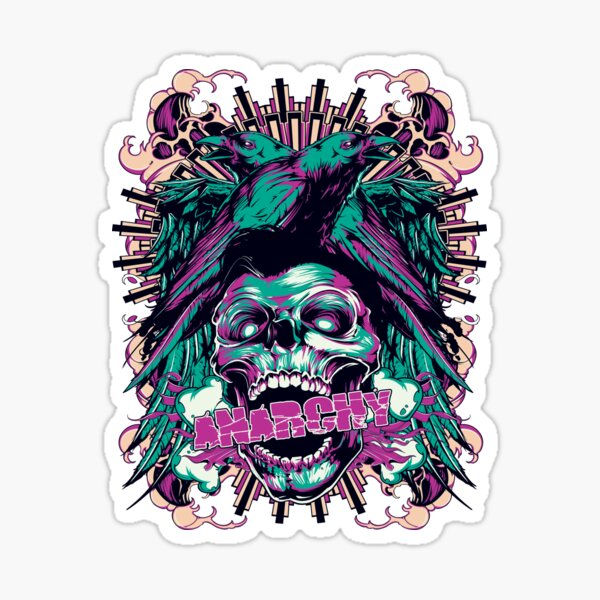 "anarchy" Sticker by mafia2020 | Redbubble