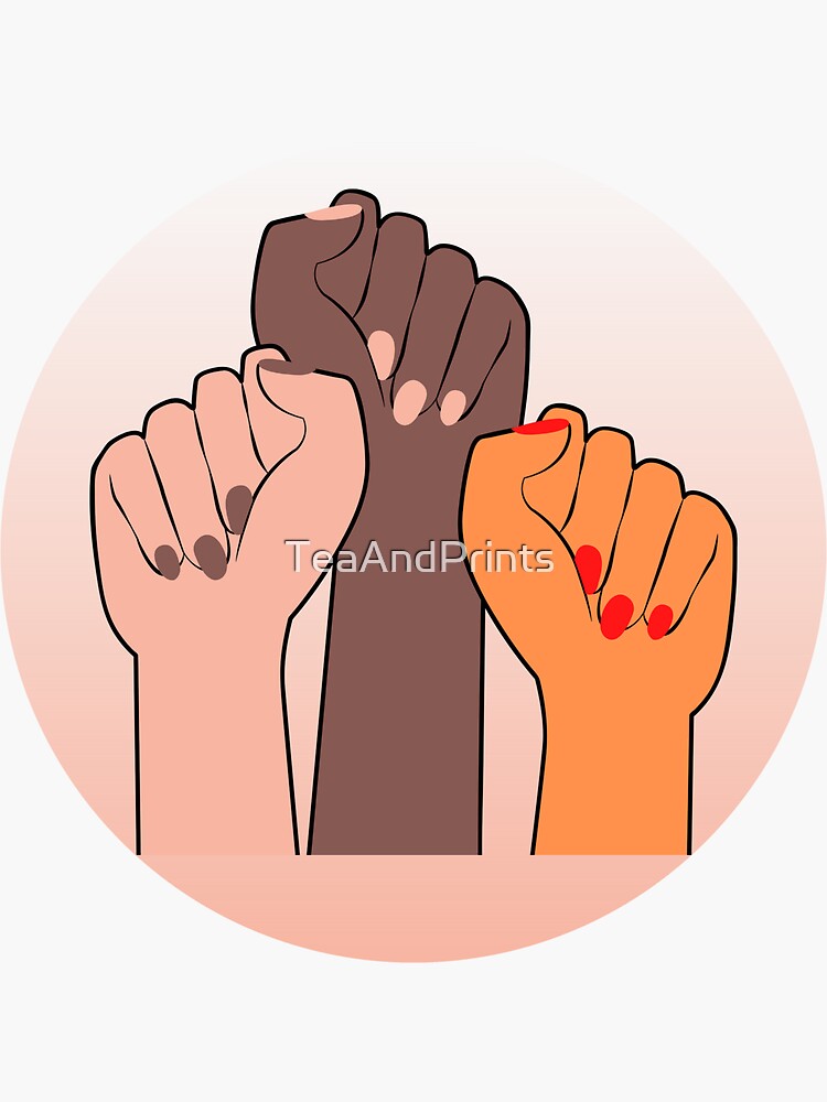 "Together" Sticker for Sale by TeaAndPrints | Redbubble