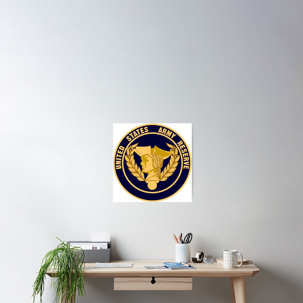 "United States Army Reserve Insignia" Poster for Sale by charlesdal ...