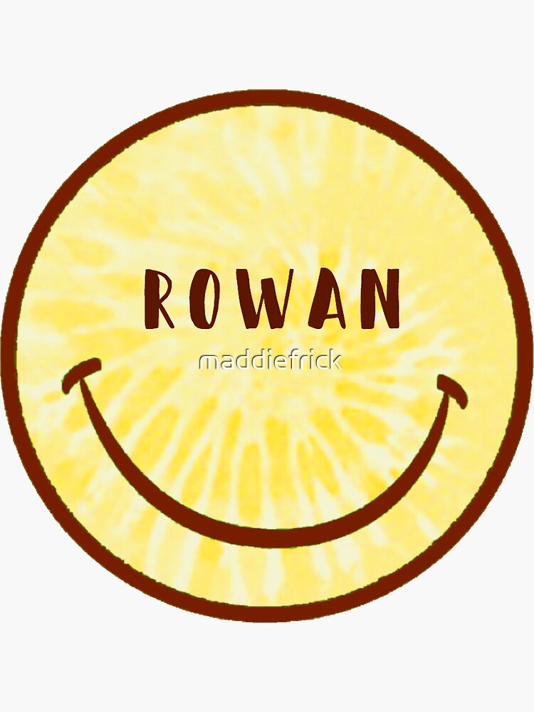 "Rowan Tie Dye Smiley" Sticker for Sale by maddiefrick | Redbubble
