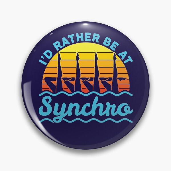 Synchronized Swimming - I'd Rather Be At Synchro | Pin sold by Robert ...