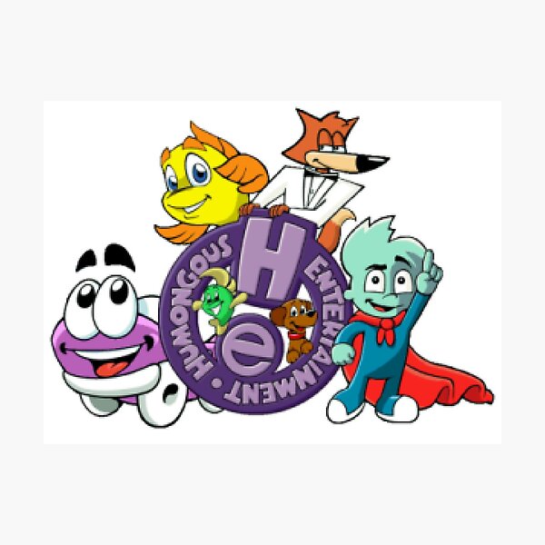 "Humongous Entertainment Characters" Photographic Print for Sale by ...