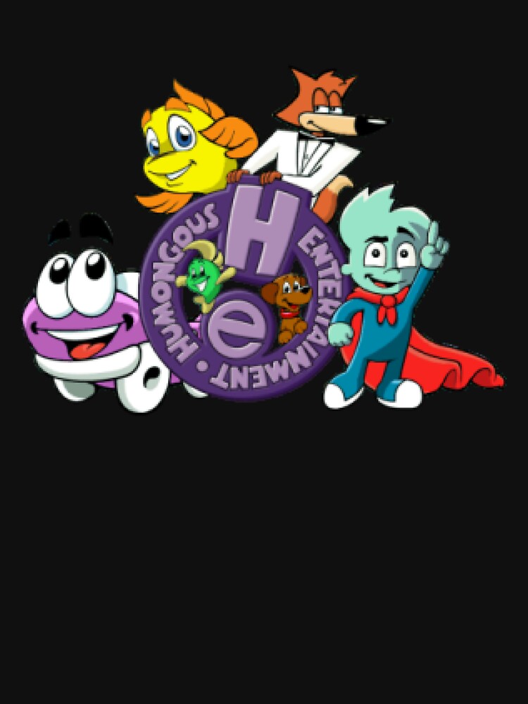 "Humongous Entertainment Characters" T-shirt for Sale by jordansarcher ...