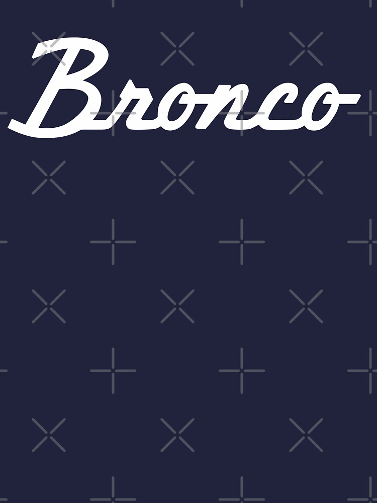 "Ford Bronco Script - White" Lightweight Hoodie for Sale by ItsMeRuva ...
