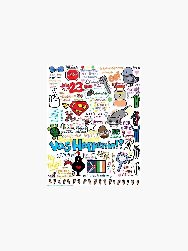 "One direction inside jokes" Sticker for Sale by claudialunaj | Redbubble