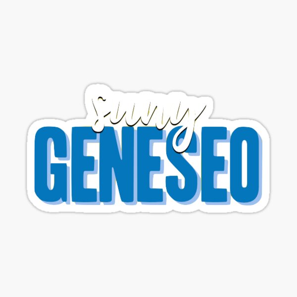Suny Geneseo Stickers | Redbubble