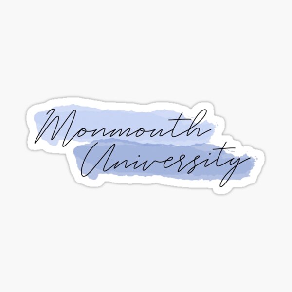 "Monmouth University " Sticker for Sale by ktsammie | Redbubble