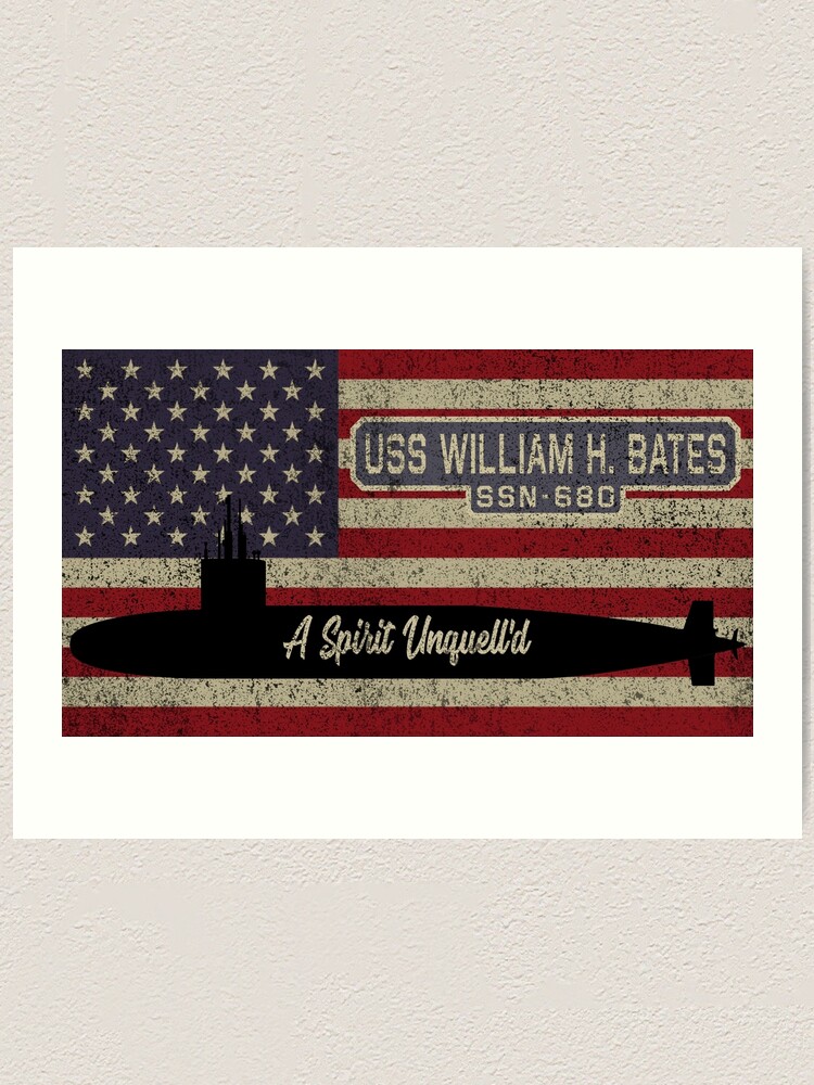 "USS William H Bates SSN-680 Sturgeon Class Nuclear Attack Submarine ...