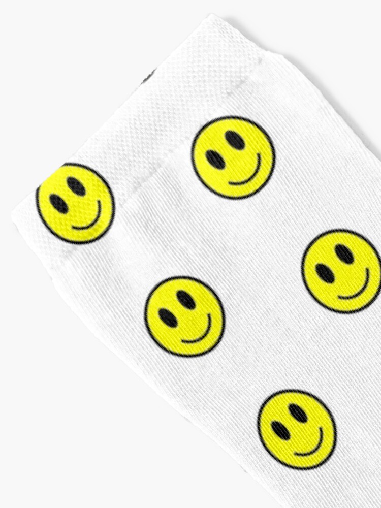"Yellow smiley face pattern" Socks for Sale by BradyLeavell | Redbubble