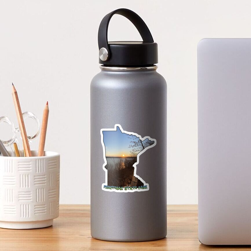 "Minnesota State Outline (Frontenac State Park)" Sticker for Sale by ...
