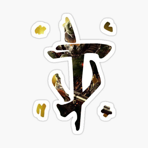 Mark Of The Doom Slayer Stickers | Redbubble
