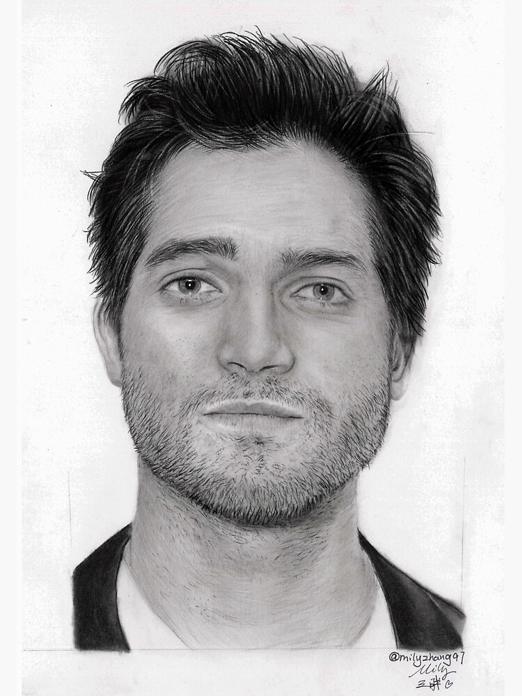 "Teen Wolf, Tyler Hoechlin drawing" Photographic Print by milyzhang97 ...