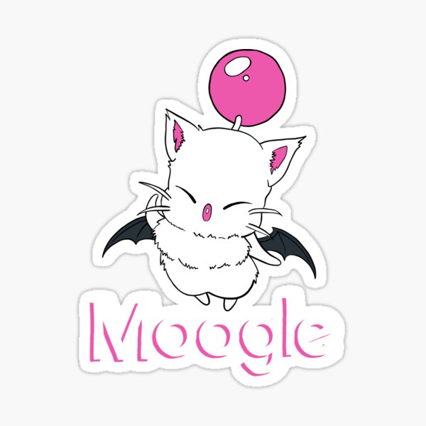 "Moogle love" Sticker by meteoragirl | Redbubble