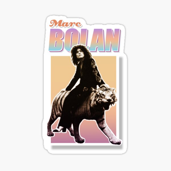 Sticker: Marc Bolan | Redbubble