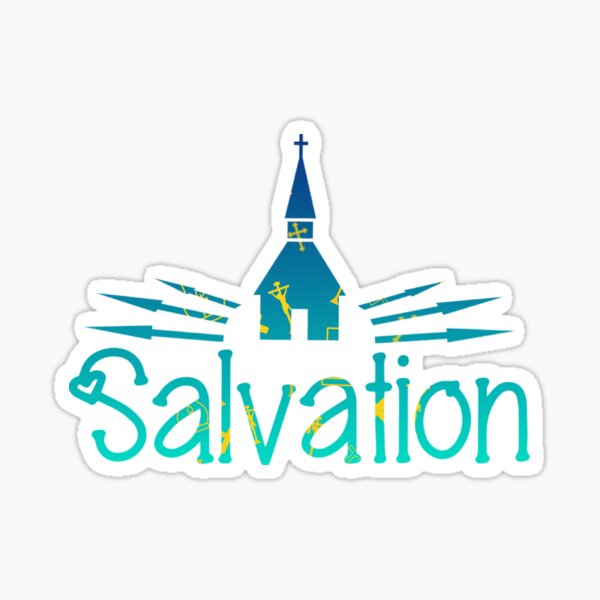 "Salvation" Sticker for Sale by Go-Stomp | Redbubble