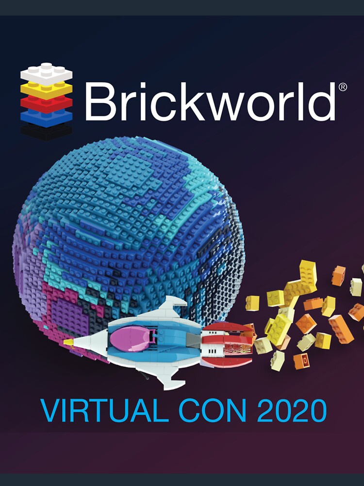 "Brickworld Virtual Con 2020" T-shirt for Sale by hinckley39 ...