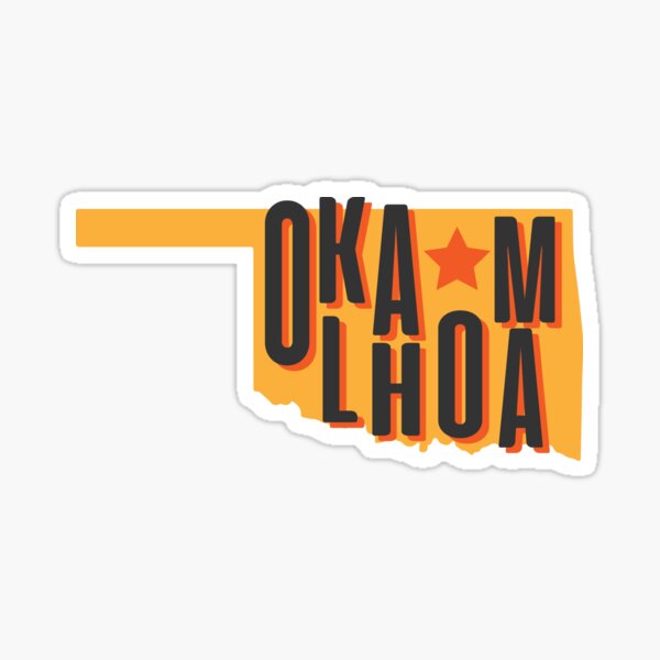 "Oklahoma Sticker" Sticker by calliewiley | Redbubble