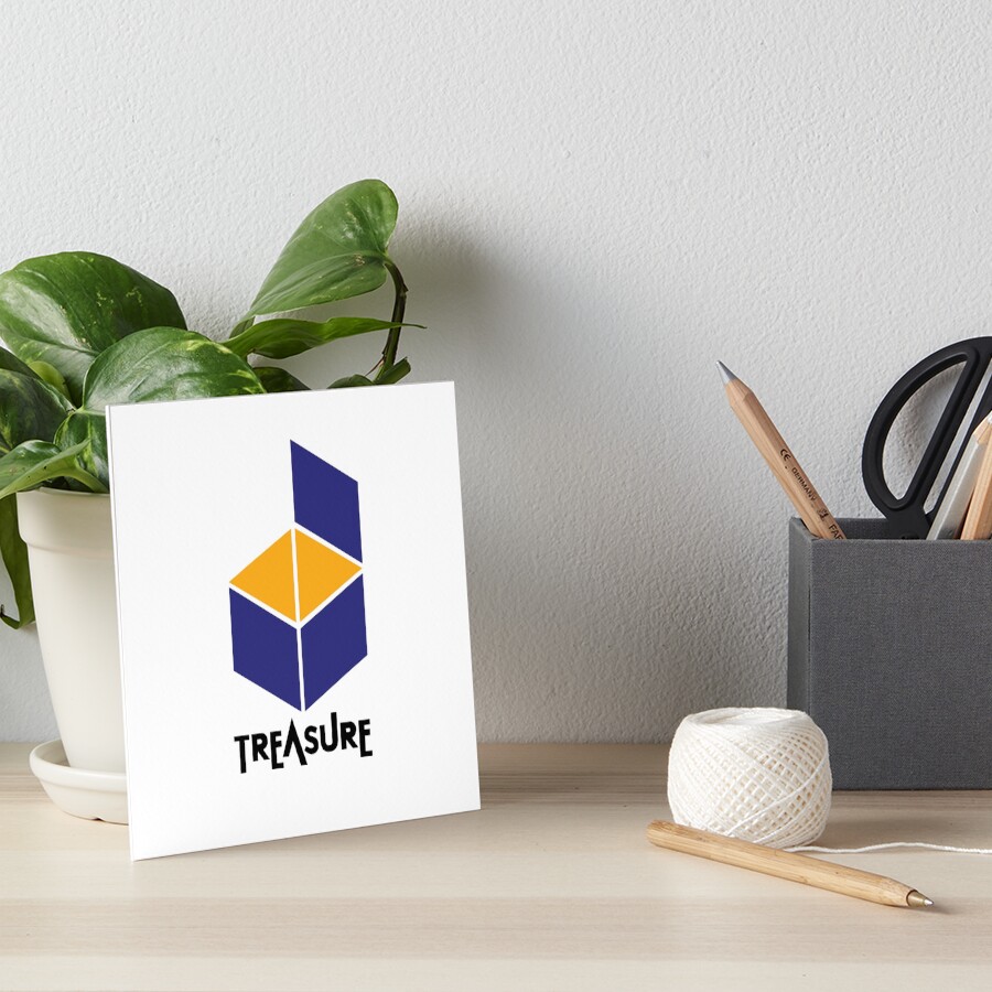 "Treasure Logo" Art Board Print for Sale by CDSmiles | Redbubble
