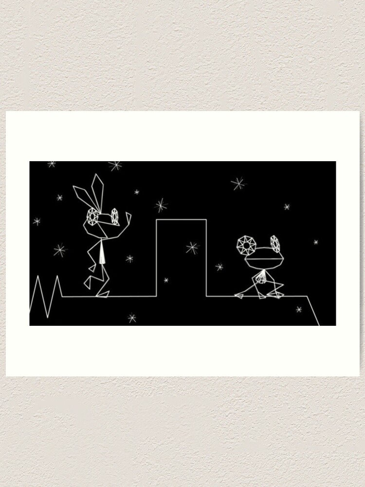 "Vib Ribbon Vibri" Art Print for Sale by CDSmiles | Redbubble