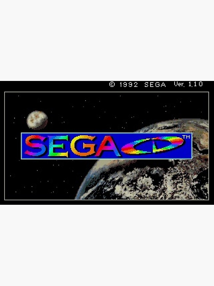 "Sega CD Start Screen" Art Print for Sale by CDSmiles | Redbubble