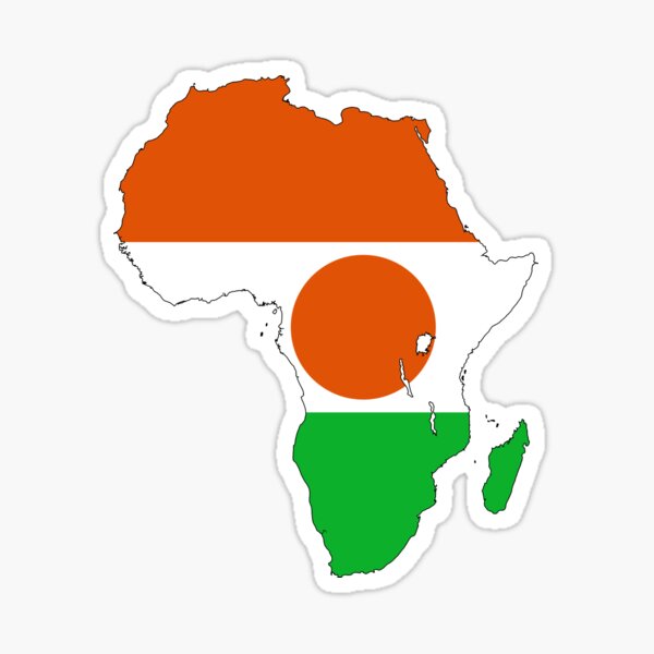 "Niger is Africa!" Sticker for Sale by ernestmun | Redbubble