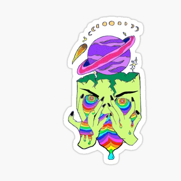 "Crazy" Sticker for Sale by christiand27 | Redbubble