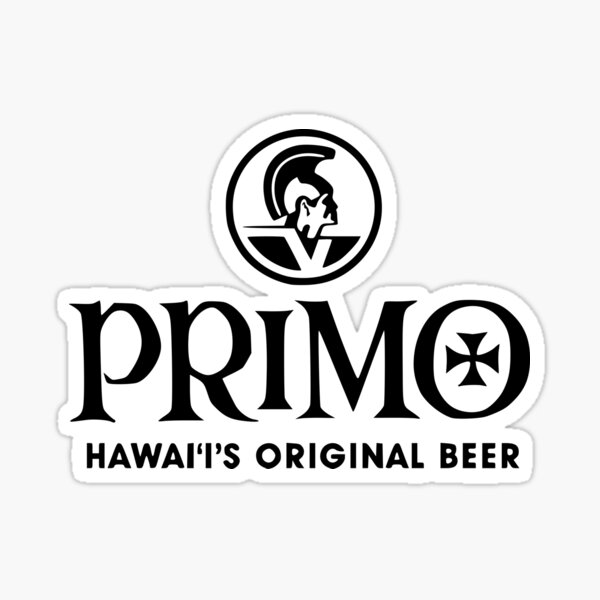 "Primo Original Made in Hawaii black" Sticker by khava | Redbubble