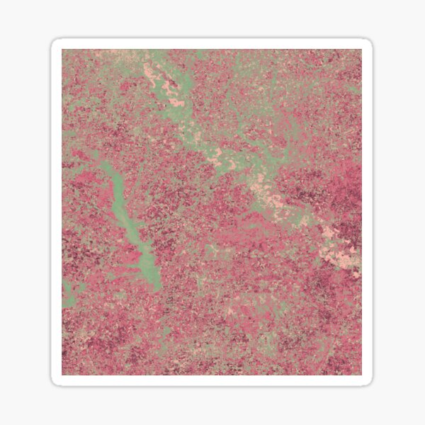 "Raspberry Landscpe" Sticker by mapsnacks | Redbubble