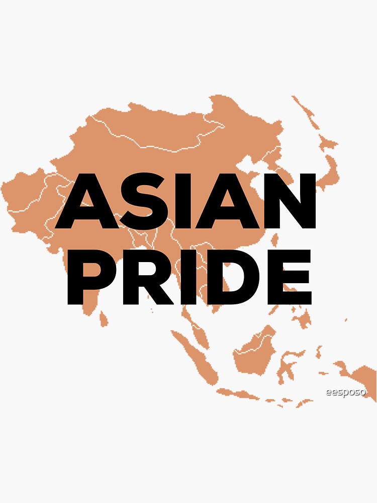 "Asian Pride" Sticker by eesposo | Redbubble
