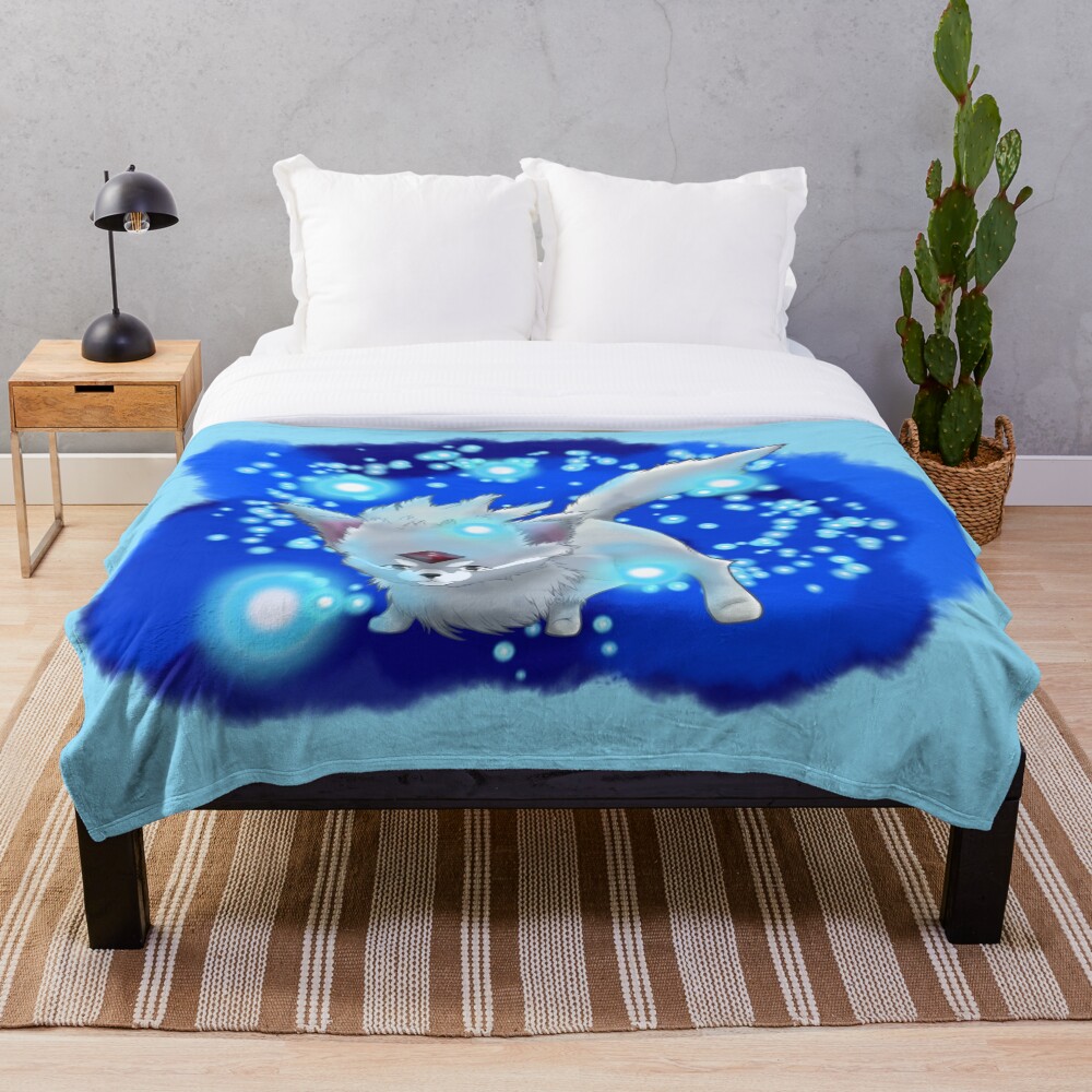 "Carbuncle Summon ::Final Fantasy VII Remake::" Throw Blanket by ...