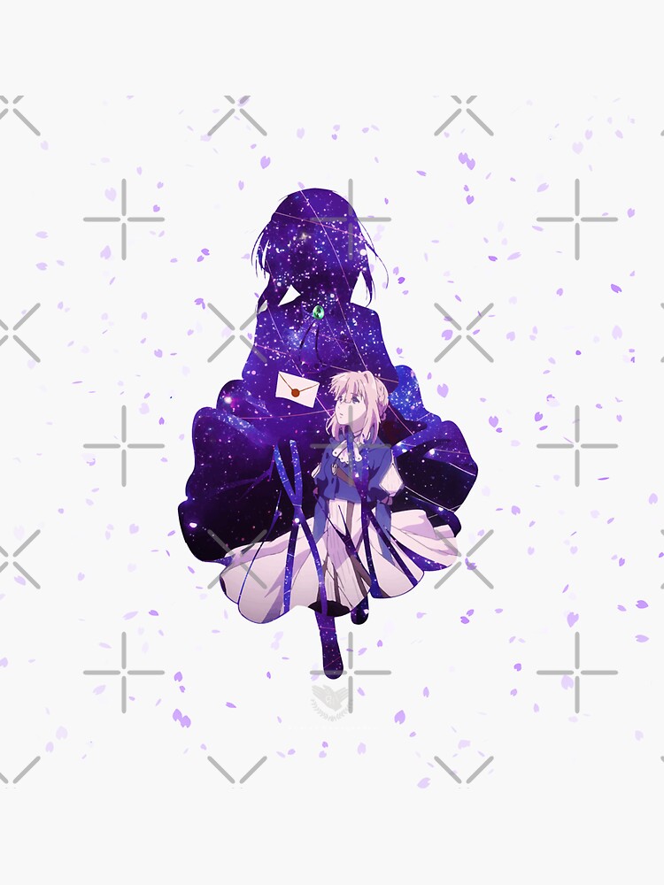Pegatina «Violet Evergarden Auto Memory Doll Service CH Postal Company ...