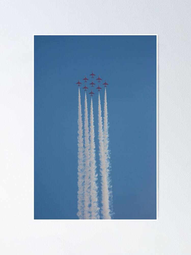 "The Red Arrows" Poster by LWoolston | Redbubble