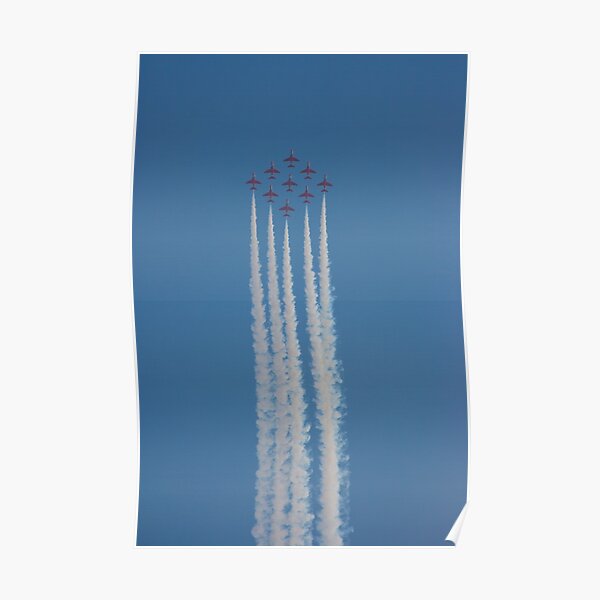 "The Red Arrows" Poster by LWoolston | Redbubble