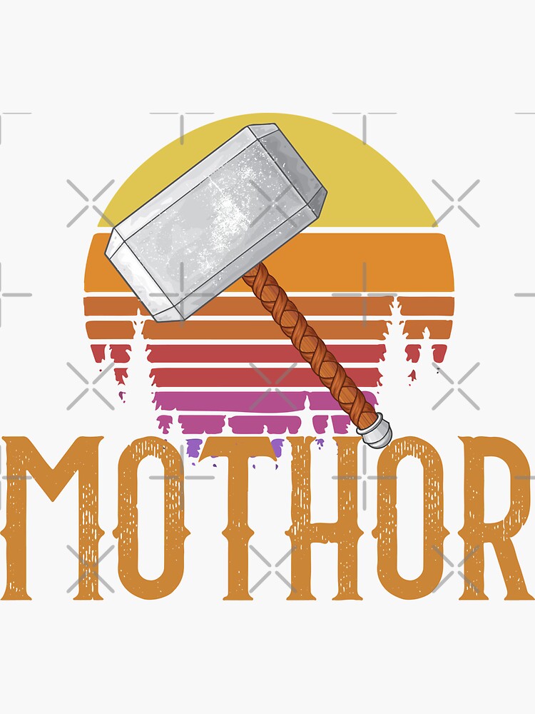 "MOTHOR" Sticker by mwjupiter9999 | Redbubble