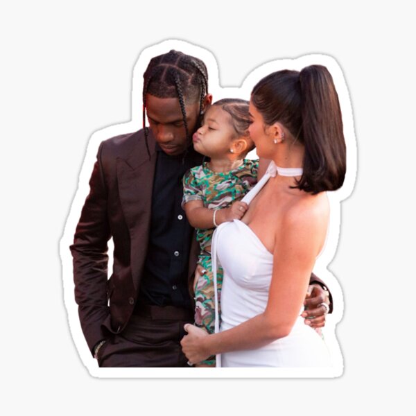 "Travi $, Stormi, Kylie" Sticker by nicooleee | Redbubble