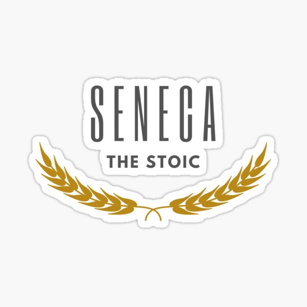 "Seneca, Roman stoic philosopher" Sticker by NoteaBigDeal | Redbubble