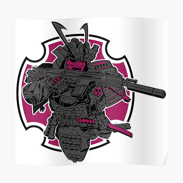 "Scar-H-y Oni Purple" Poster for Sale by Kelly12345 | Redbubble