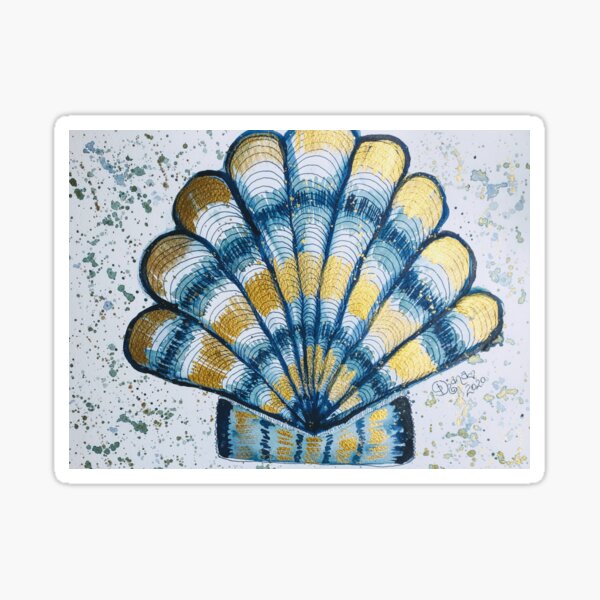 "Clam Shell " Sticker by DianasSmile | Redbubble